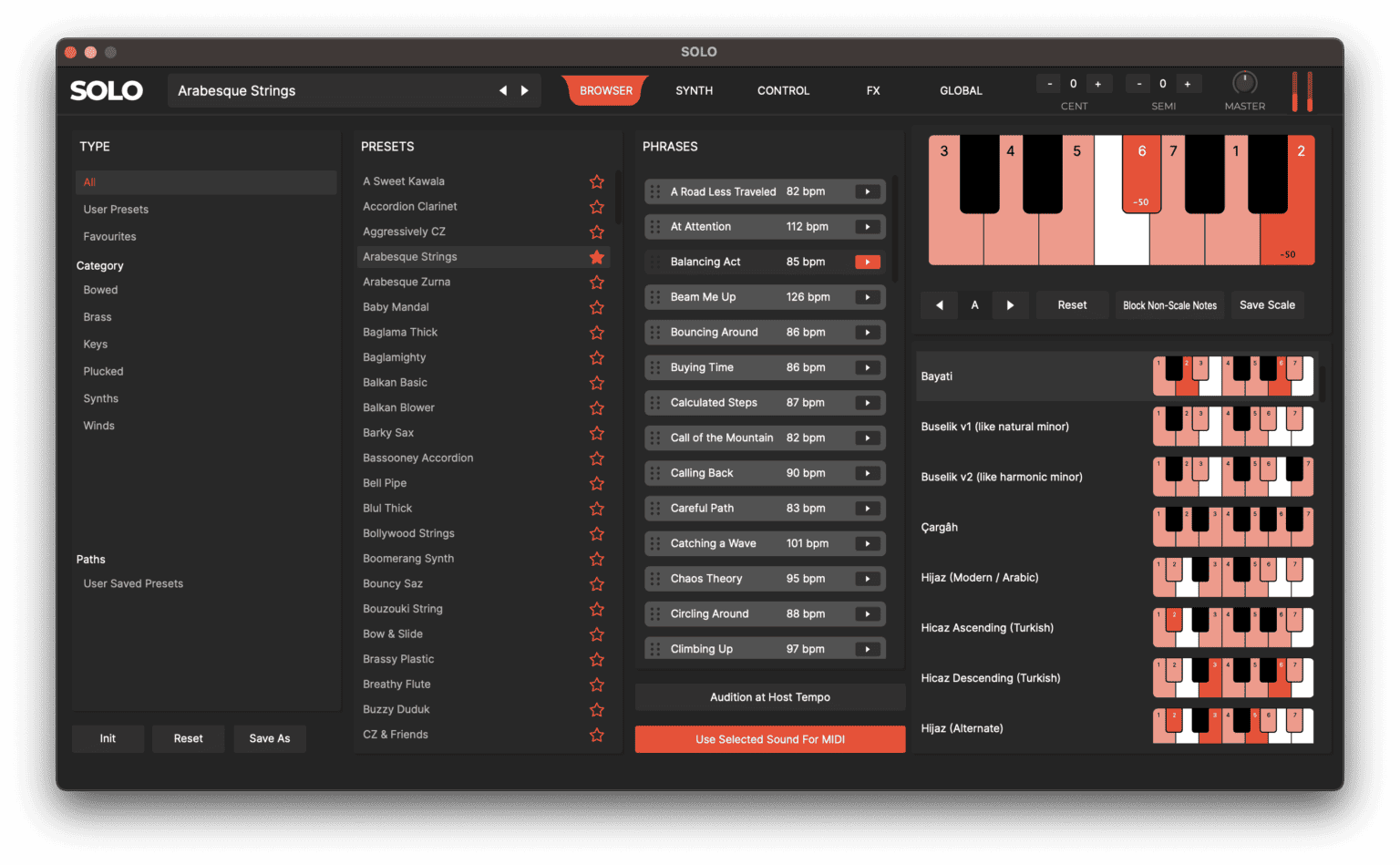 SOLO: World Synth - TAQS.IM